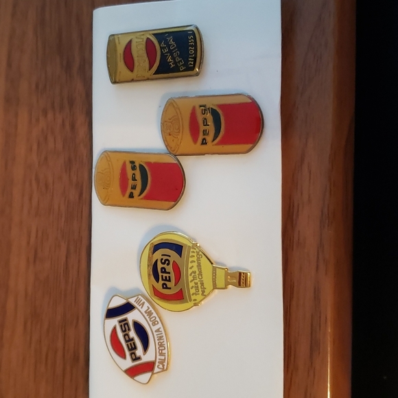 Accessories | Pepsicola Assorted Lapel Pins | Poshmark